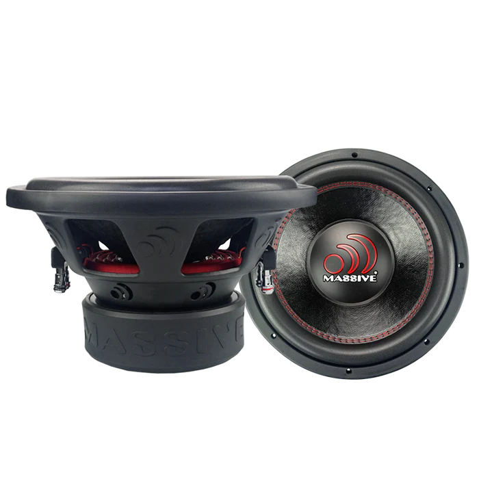 MASSIVE AUDIO 12″ 2000 WATT SUBWOOFER (GTX124R)
